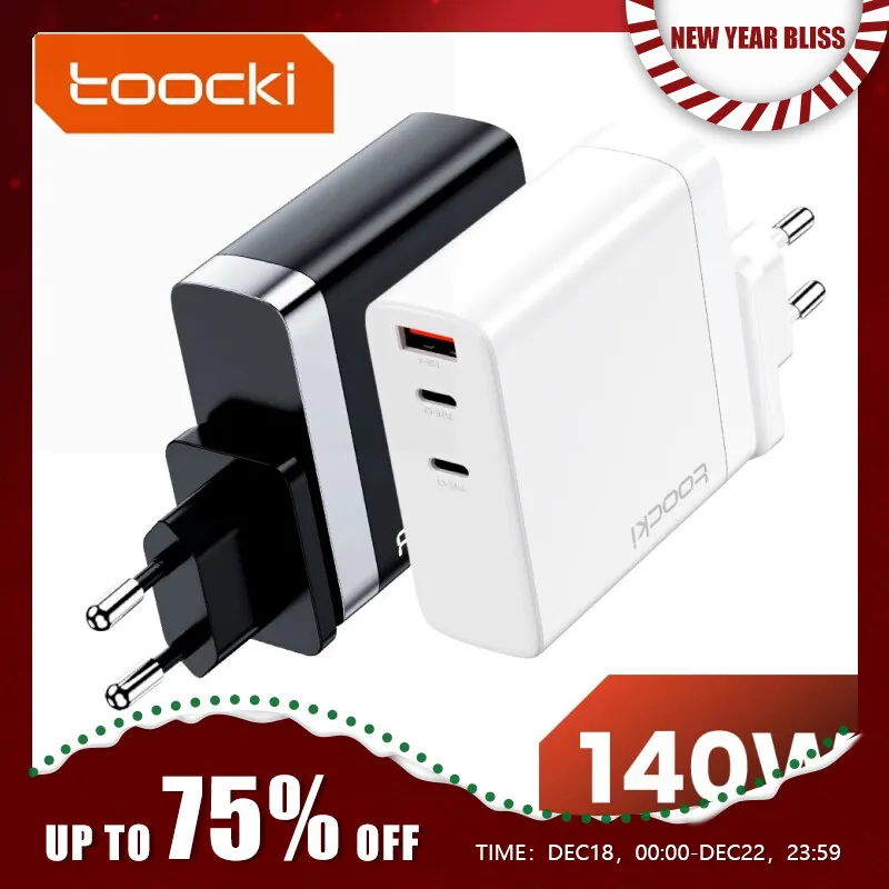 Toocki-140W-GaN-Charger-PD3-1-QC4-0-PPS-100W-65W-USB-Type-C-Fast ...