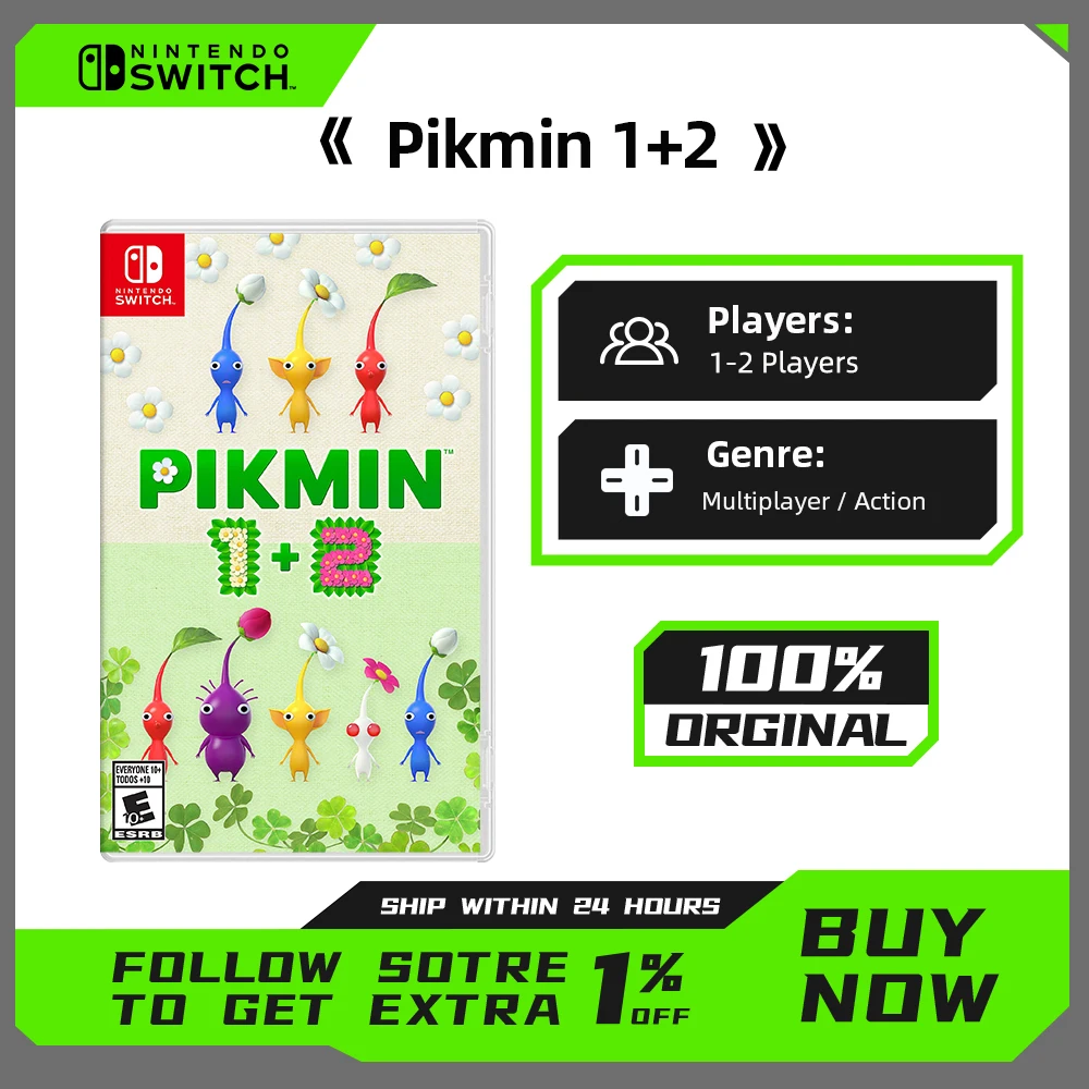 Pikmin-1-2-Nintendo-Switch-Game-Deals-100-Original-Official-Physical ...