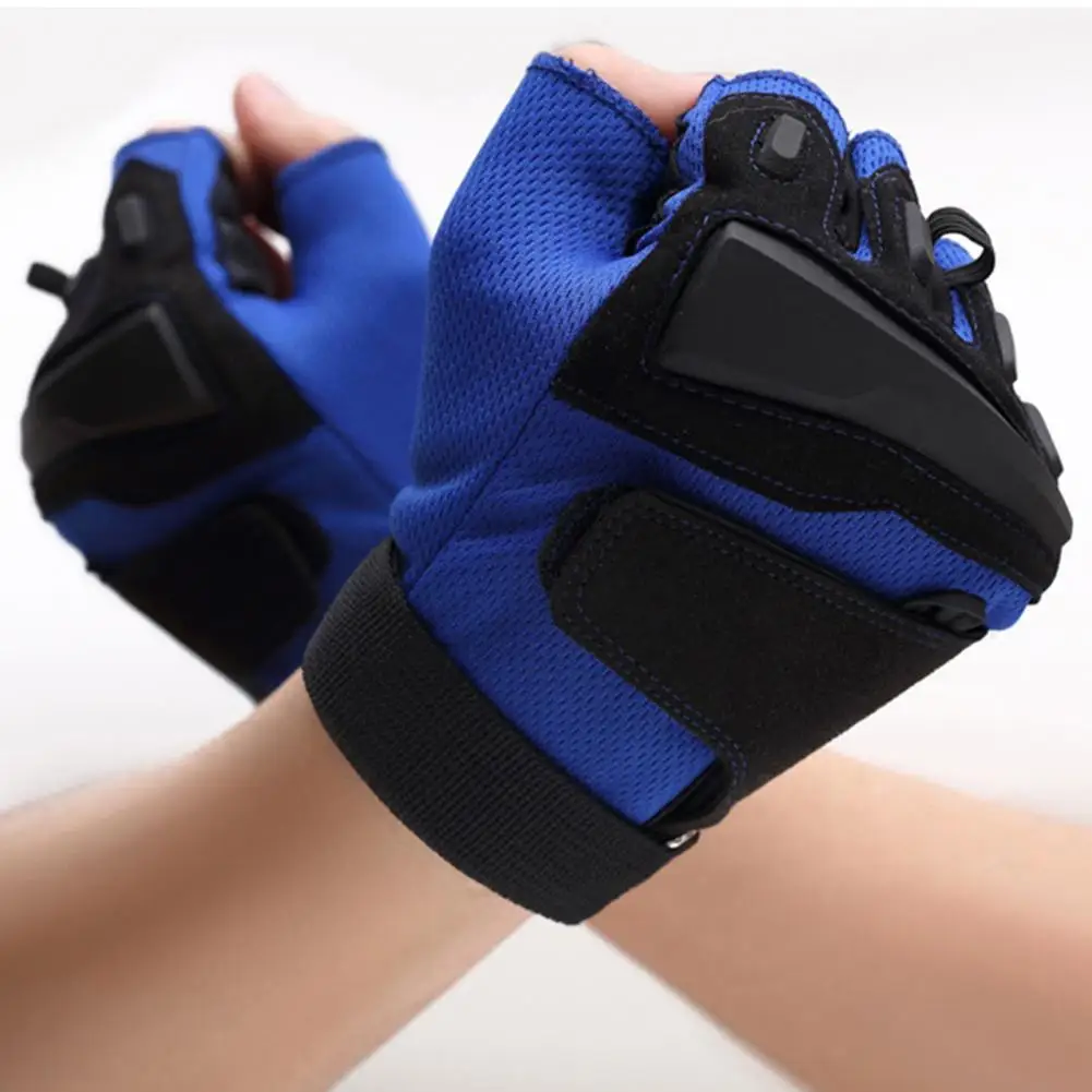 Sports-Gloves-1-Pair-Gloves-Half-Finger-Shock-Absorbing-Good-Elasticity ...