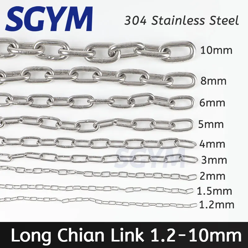 304-Stainless-Steel-Chain-1-2-3-4-5-6-8mm-Diameter-Hanging-Swing-Chain ...