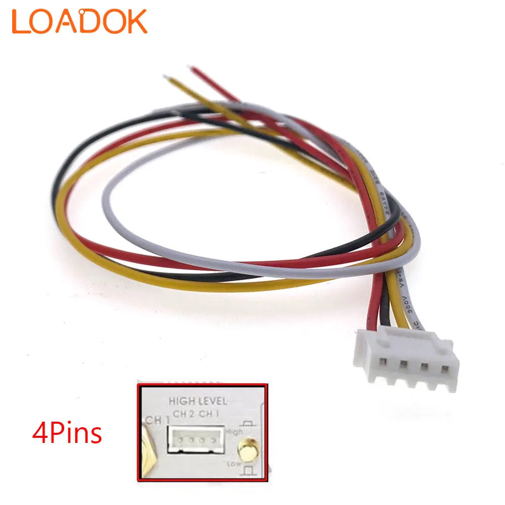 4 Pin Car Amplifier Speaker High Level Input Plug For PIONEER GM-A3702 ...