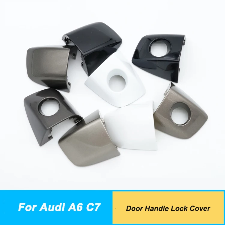 4H1837879-Front-Left-Right-Door-Handle-Cover-Lock-Cover-For-Audi-A6-C7 ...