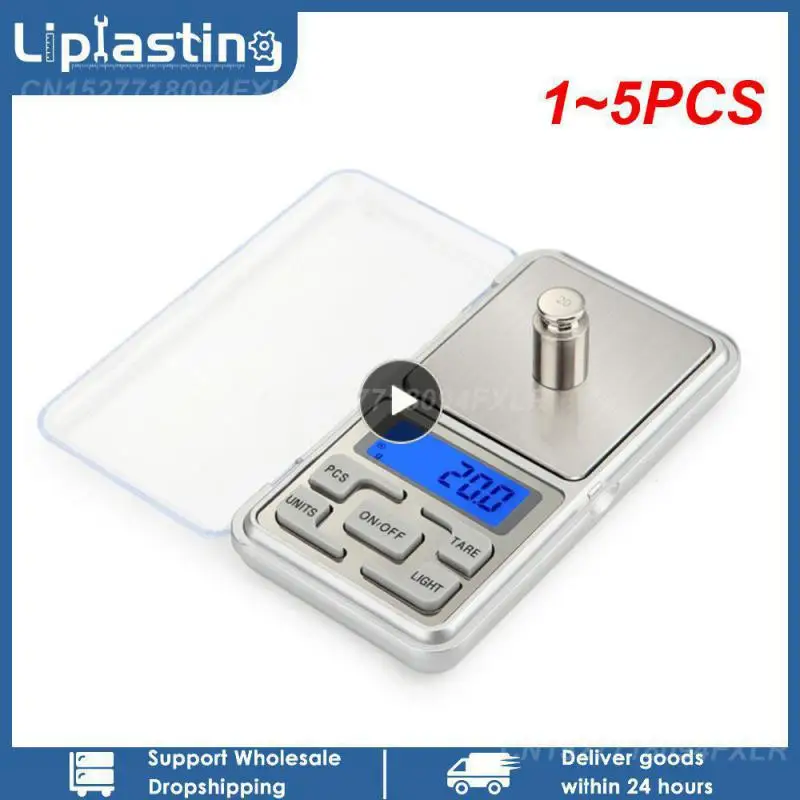 1-5PCS-Jewelry-Mini-Stainless-Steel-Electronic-Scale-Digital-Pocket ...