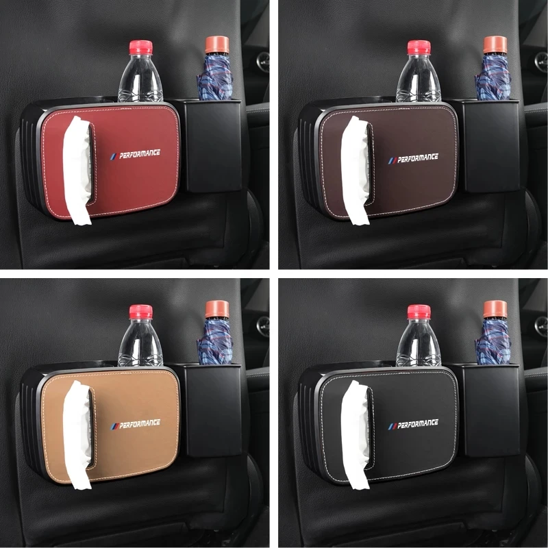 자동차 인테리어 시트 백 쓰레기통, BMW 용, 플라스틱 보관 정리 보관 홀더, 티슈 박스, 자동차 액세서리 - AliExpress
