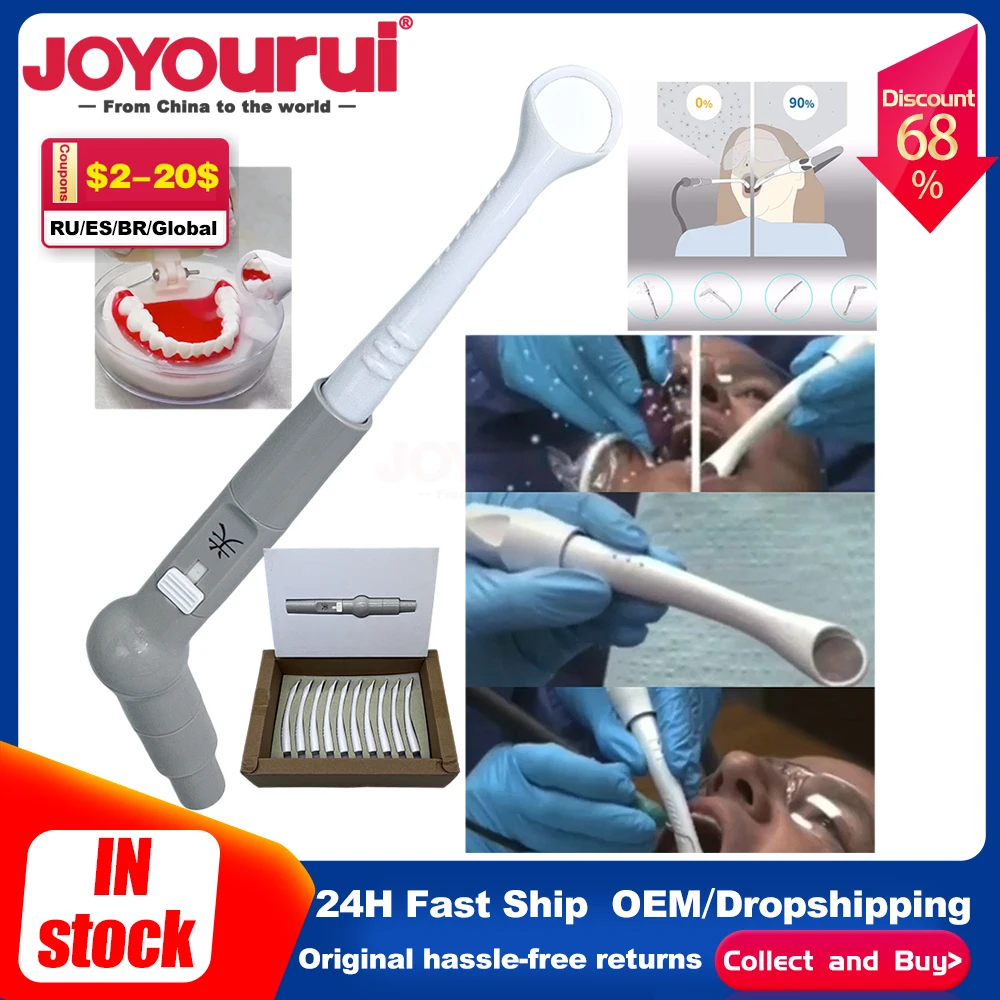 Dental Mouth Opener HVE Suction Droplets Dental Cheek Lip Retractor ...