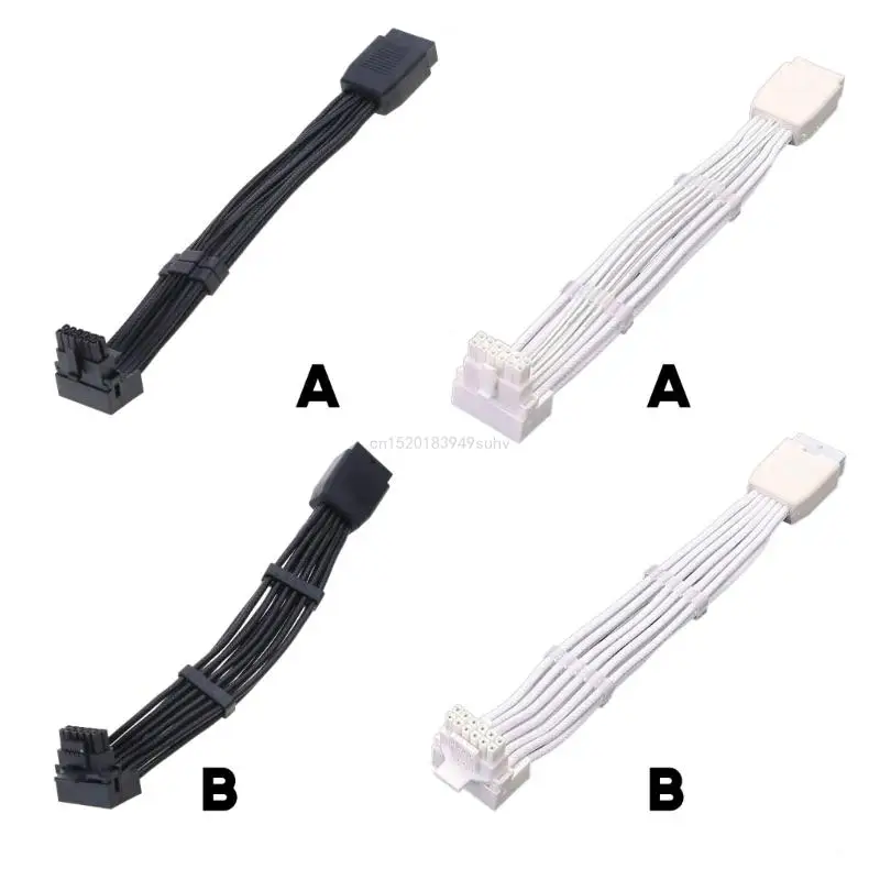 PCIE5-0-Elbow-Cable-16Pin-Video-Card-Cable-with-Head-Elbow-Line-ATX3-0 ...