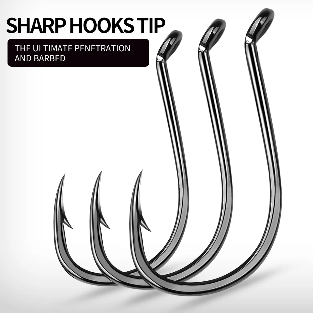 149-Strong-Sharp-Fishing-Single-Hooks20pc-Jigging-Hook-Carp-Eye-Worm ...