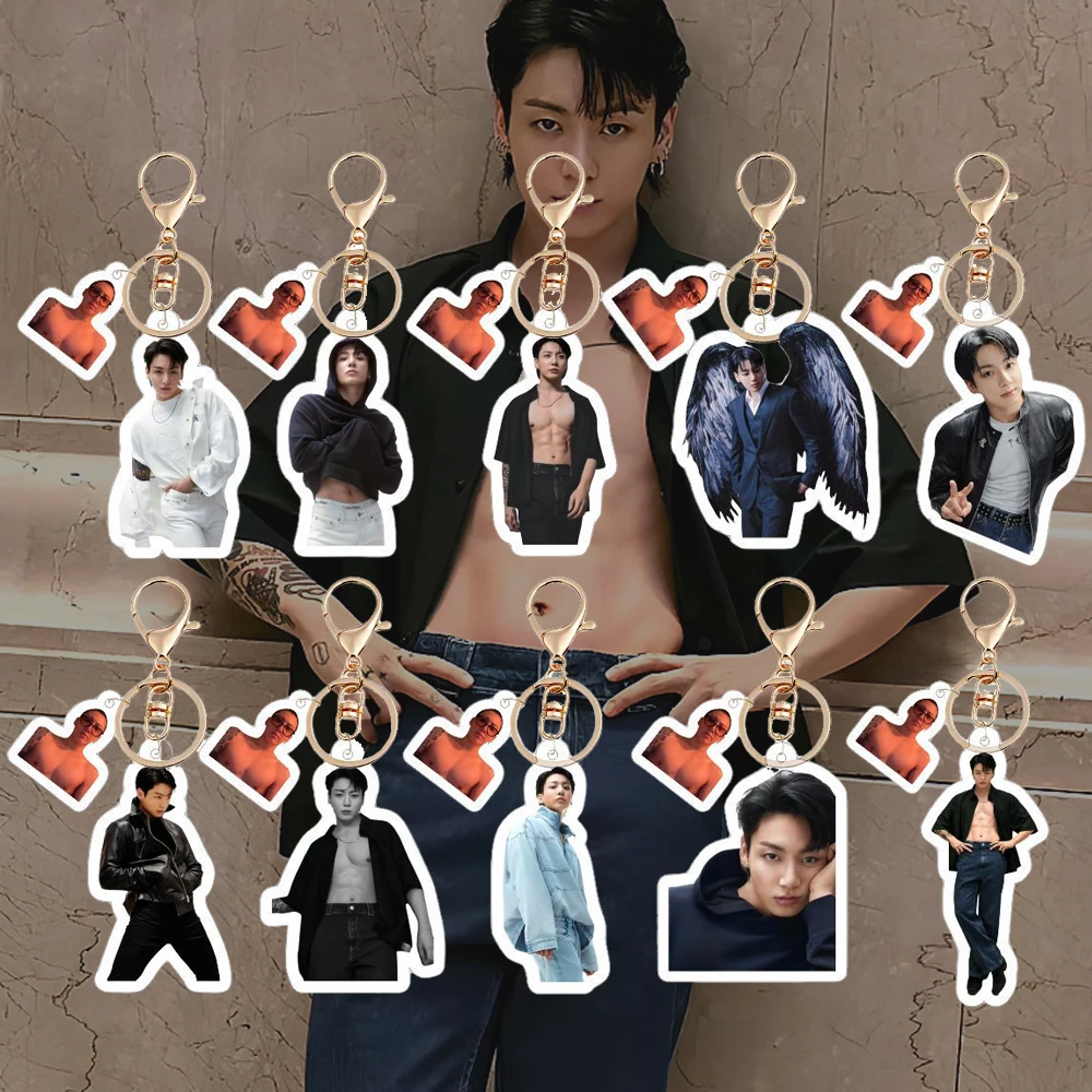 2024-Acrylic-Kpop-ATEEZ-Keychain-GOLDEN-SEVEN-Album-TAKE-TWO-JIN ...