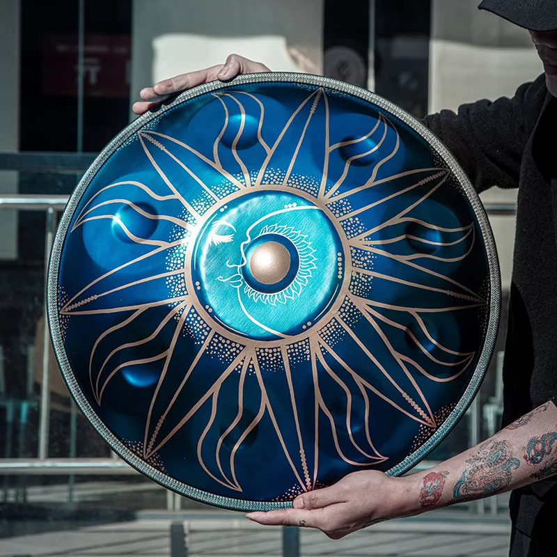 Instrumento-de-percuss-o-profissional-m-o-Pan-Drum-Steel-Tongue-Yoga ...