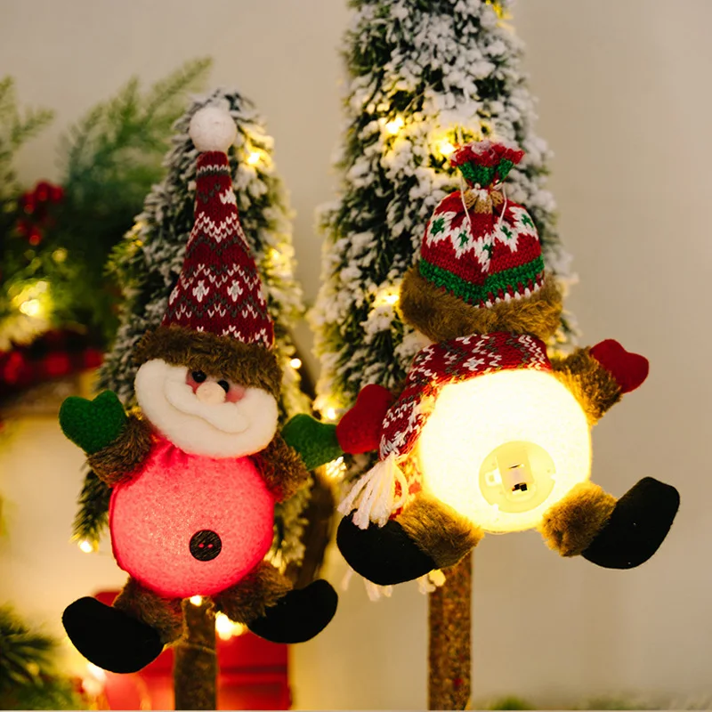 2024-Christmas-Pendant-Light-Santa-Claus-Navidad-Pendant-Snowman-Elk ...