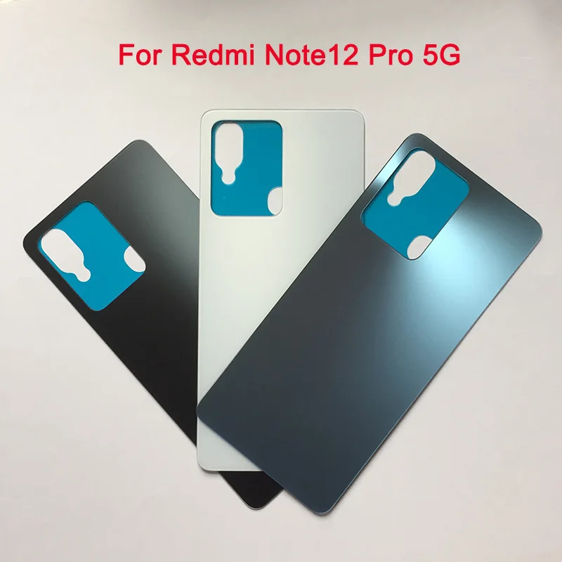 Battery-Back-Cover-For-Xiaomi-Redmi-Note12-Pro-5G-Note-12-Rear-Glass-3D ...