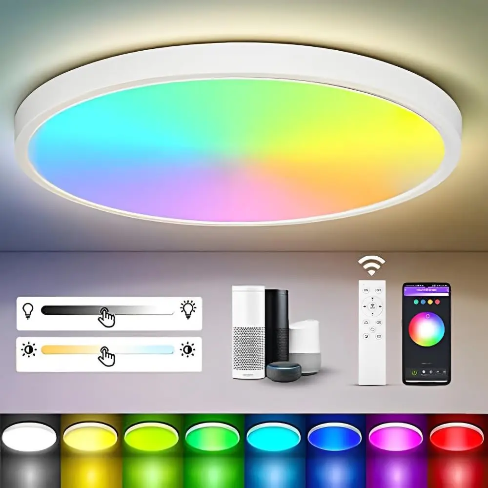 Smart-Ceiling-Light-WIFI-RGB-Led-Panel-Lamp-for-Home-Decor-Bedroom ...