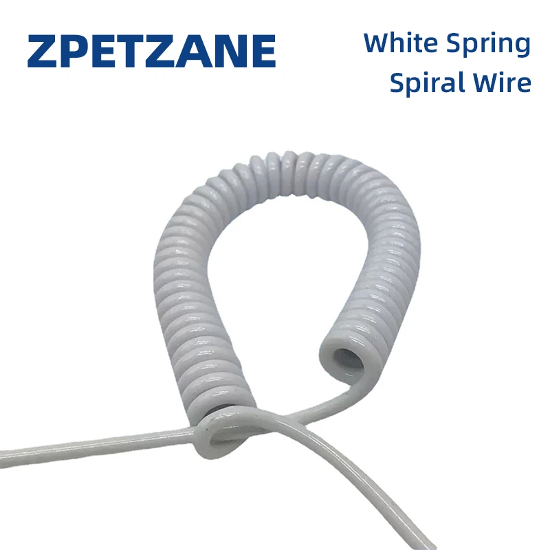 White Spring Cable Electrical Wire Copper Core 2x0.75m2 3x2.5m2 ...