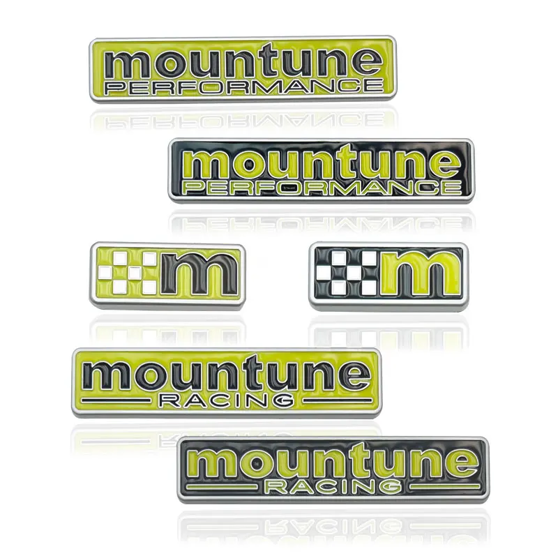 1PCS 3D Metal Performance M Logo Car Trunk Sticker Emblem For Ford ...