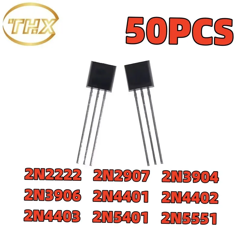 Transistor 100% nouveau, 2N3904 2N3906 2N2907 2N4401 2N4403 2N2222 ...