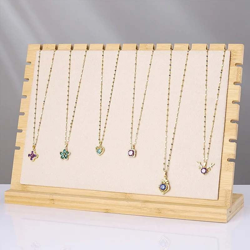 Madeira-m-ltipla-colar-Display-Stand-Racks-de-exibi-o-remov-veis-para ...