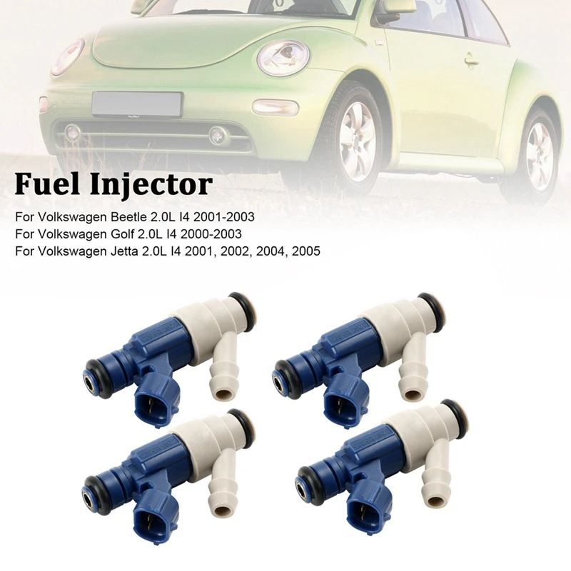 Fuel Injectors Nozzles 0280155995 06A906031AC For VW Jetta Golf Beetle ...