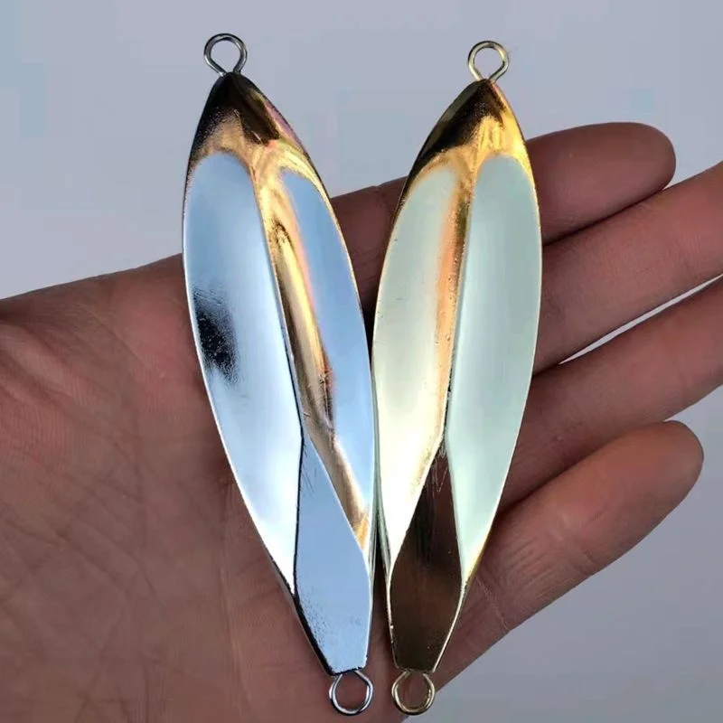 Electroplate-Slow-shaking-Lead-Jigging-Lure-Bait-60g-80g100g120g-Quick ...