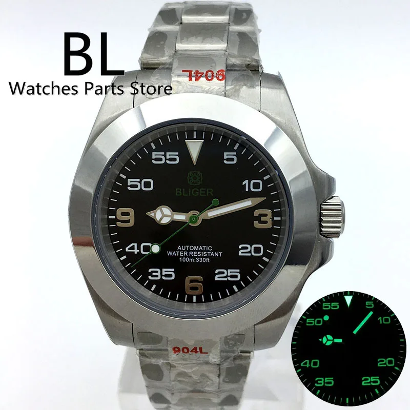 BLIGER-40mm-NH35A-Automatic-Chronograph-Mechanical-Watch-For-Men-Black ...