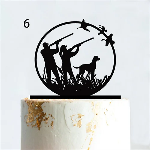 Duck Hunting Wedding Cake Toppers