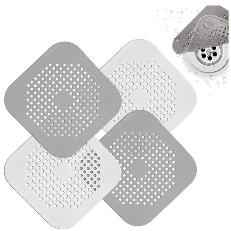 Kitchen-Sink-Filter-Drain-Hair-Catcher-Silicone-Shower-Hair-Filter-Anti ...
