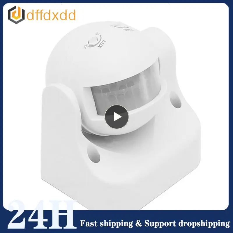 220V-240V-PIR-Infrared-Motion-Sensor-Switch-Auto-ON-OFF-Light-Switch ...