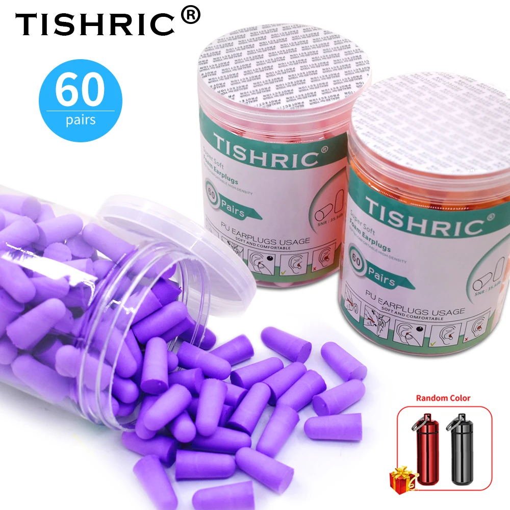 Earplugs Block Noise | Soft Ear Plugs Noise Reduction Earplugs - 120pcs ...