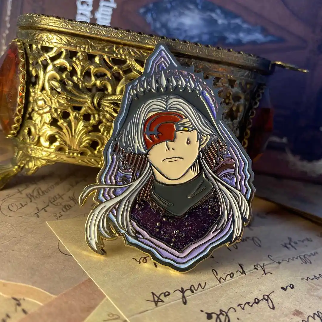 Emet selch broche con insignia de Metal, alfileres, botón, colección de ...