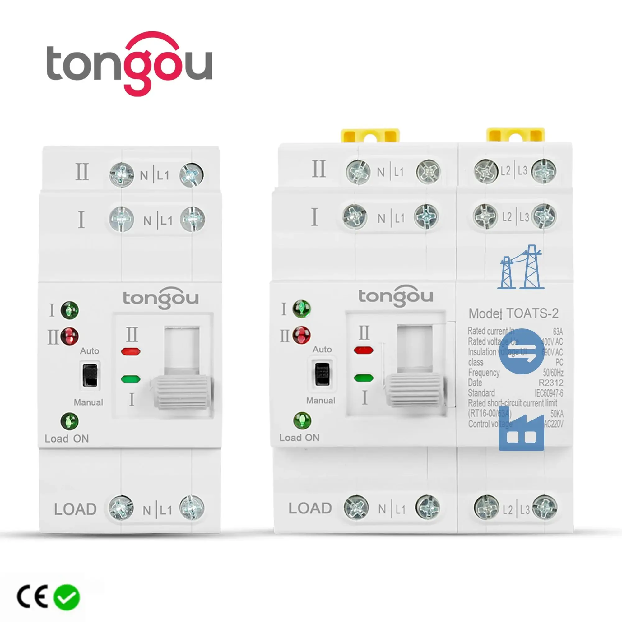 TONGOU-Interruptor-de-transfer-ncia-autom-tica-de-dupla-pot-ncia ...
