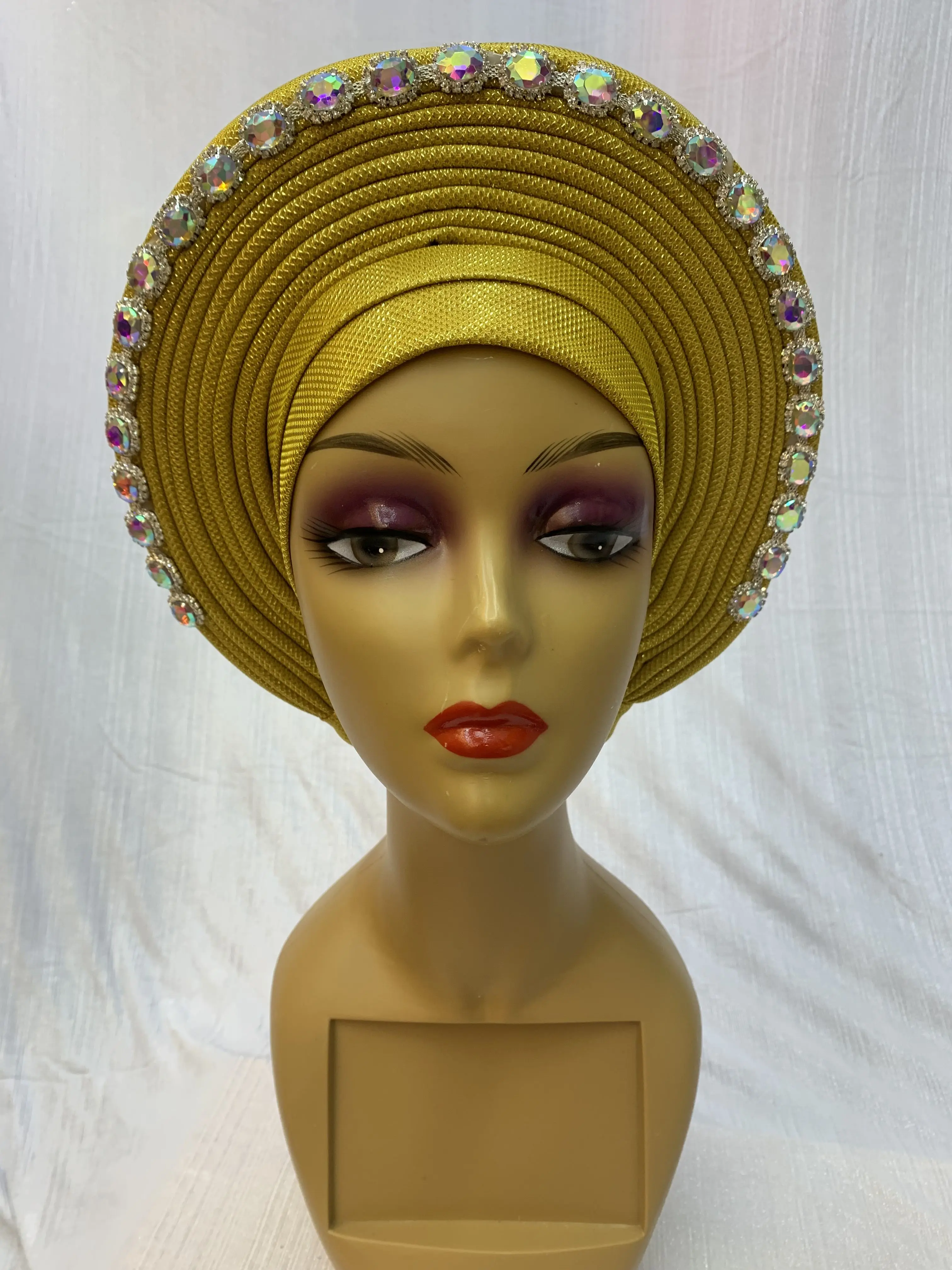 Latest Nigerian Auto Gele Headtie for Women Already Made Auto Gele ...