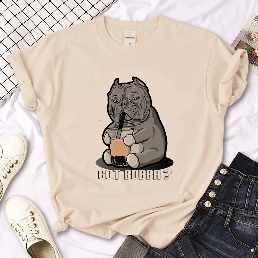 American Bully tshirt women summer Tee girl anime designer Japanese ...