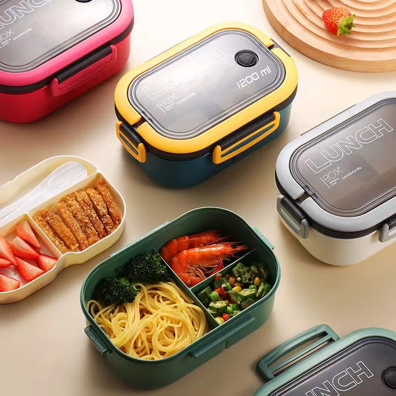 Portable Hermetic Lunch Box Children Student Lunch Box Food Container ...