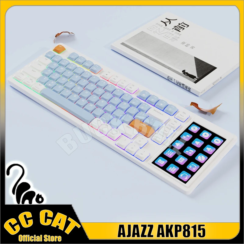 Ajazz-AKP815-Mechanical-Keyboard-With-4-95Inch-LCD-Screen-81Keys-RGB ...