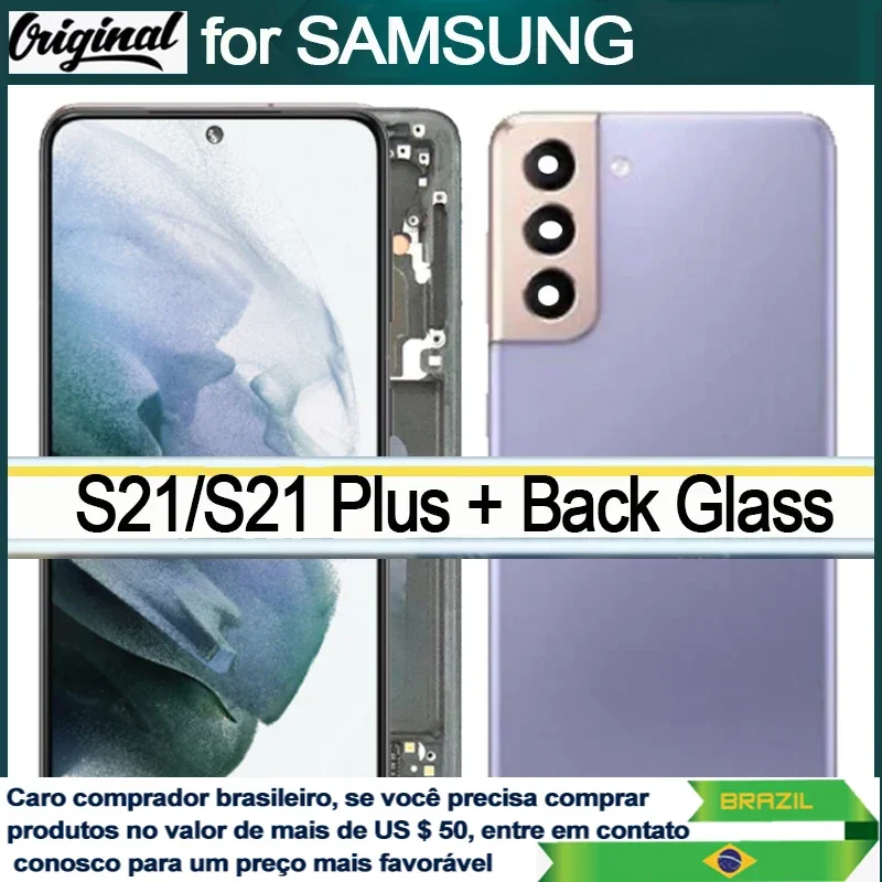 Original-AMOLED-LCD-Replacement-for-SAMSUNG-Galaxy-S21-Touch-Screen-S21 ...