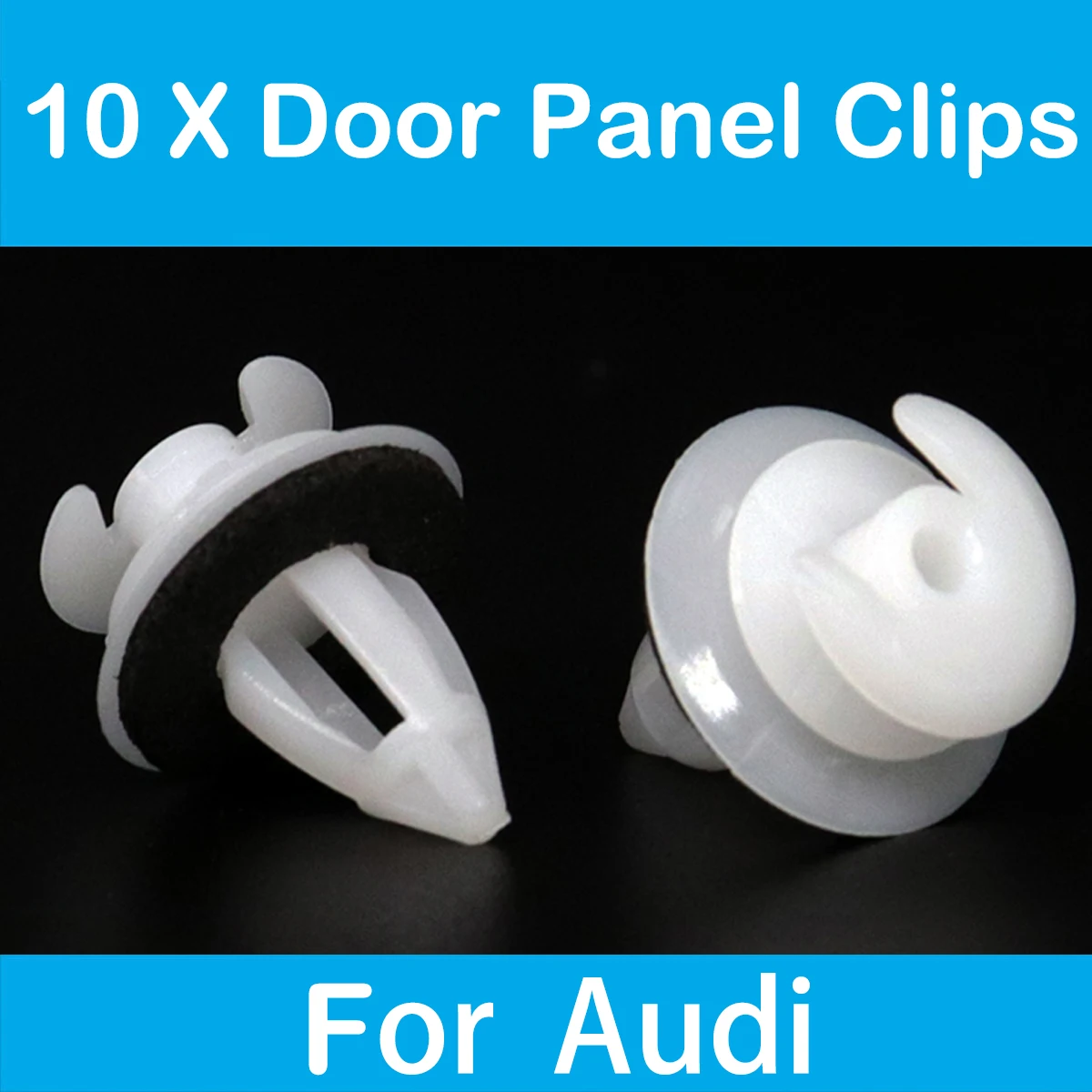 10X-Door-Panel-Card-Trim-Clips-With-Foam-Gasket-For-Audi-A6-C4-A8-D2 ...