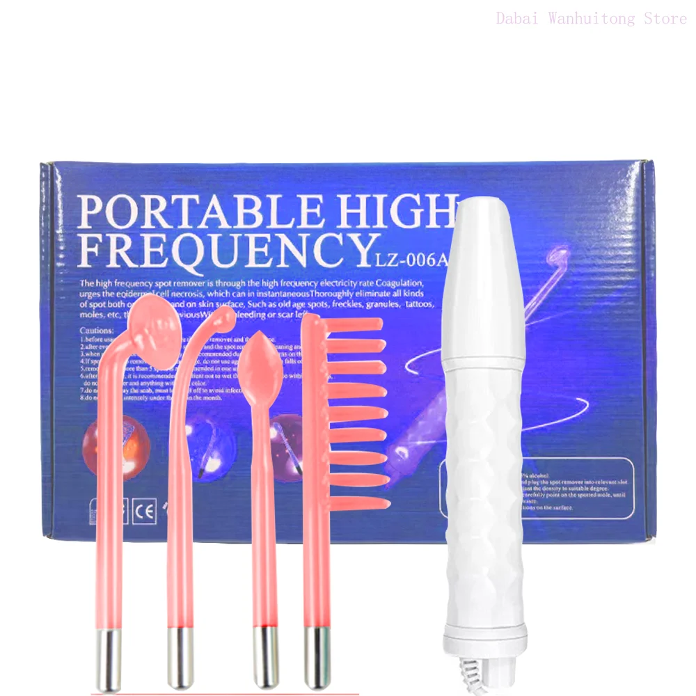 High-Frequency-Electrotherapy-Glass-Electrode-Tube-Beauty-Device-Face ...
