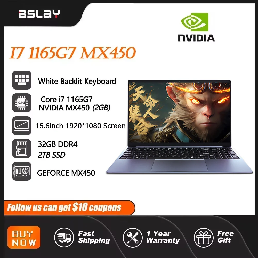 NVIDIA-Notebook-Gaming-Port-til-MX450-i7-1165g7-DDr4-32-GB-de-RAM-2TB ...