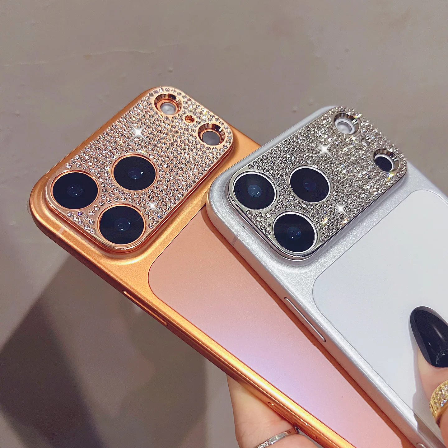 1Pcs Bling Diamond Camera Lens Protector Case For IPhone 17 Pro 16 17 ...