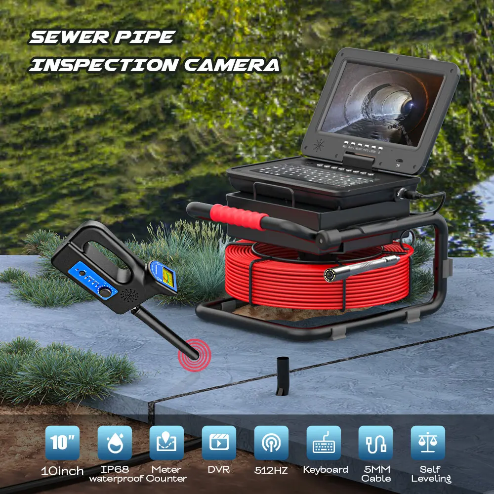 Sewer-Pipe-Inspection-Camera-10-In-1080P-Screen-Pipe-Industrial ...