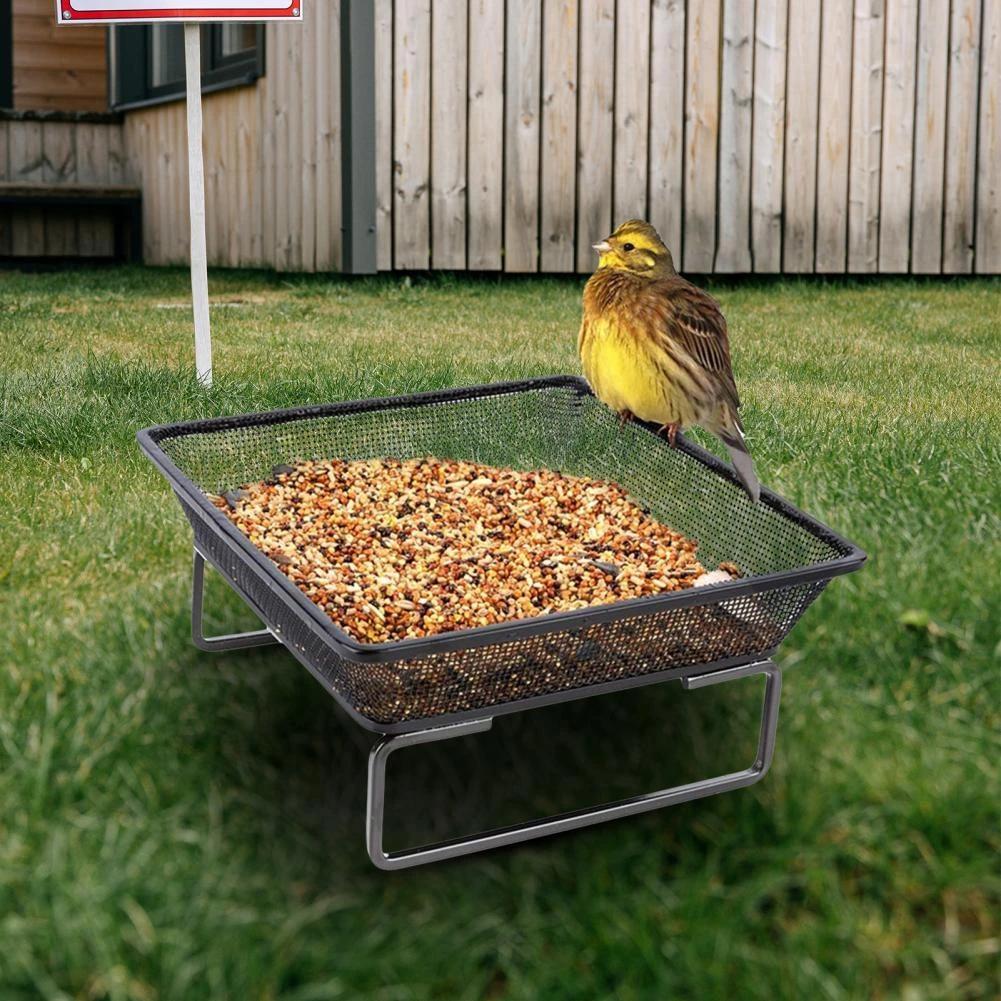 Metal Bird Feeder Tray | Metal Garden Supplies | Metal Food Container ...