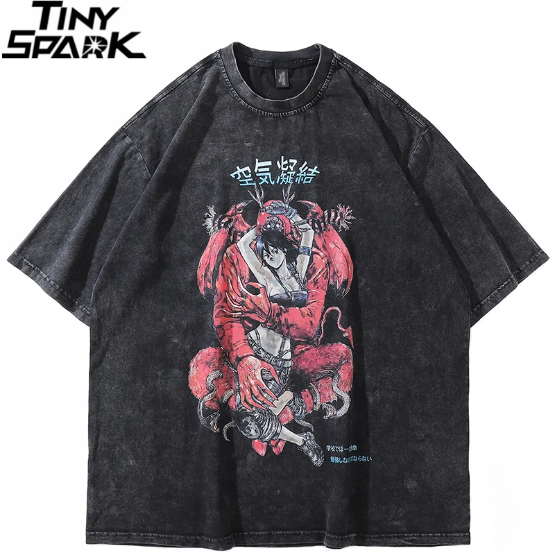 2023-Harajuku-Streetwear-Men-Hip-Hop-T-Shirt-Japanese-Cartoon-Monster ...