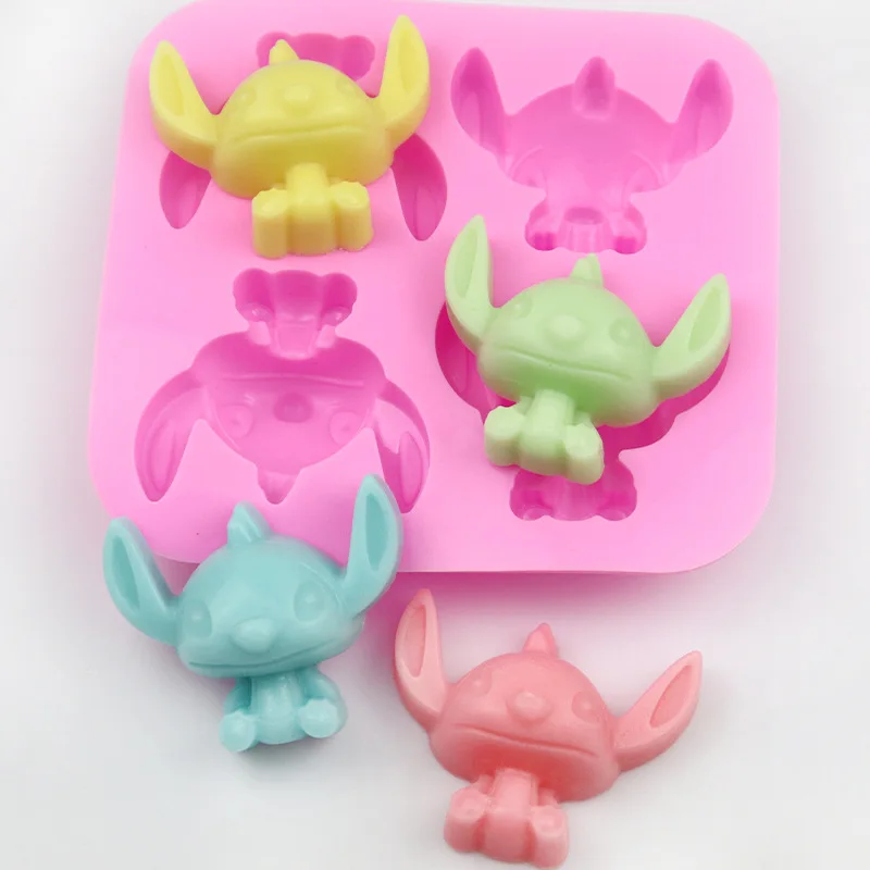 Disney Anime Stitch Toy Lilo Stitch Silicone Mold Cake Cookies Tool ...