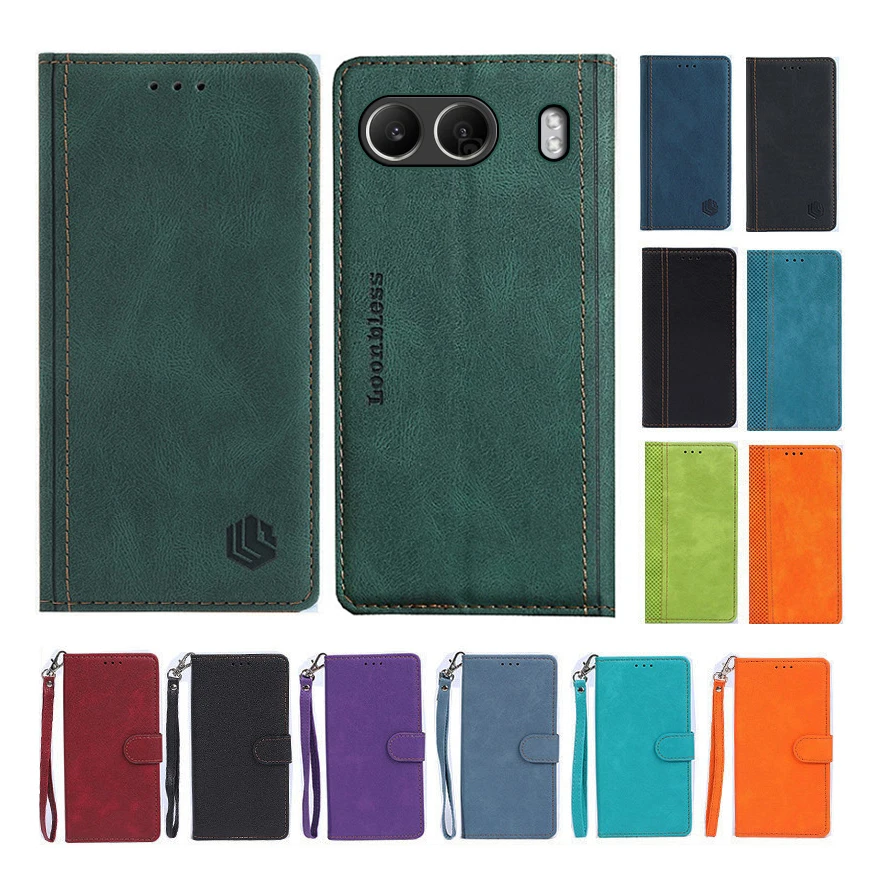 Nord 4 Leather Flip Case For OnePlus Nord 4 Phone Case Etui OnePlus ...