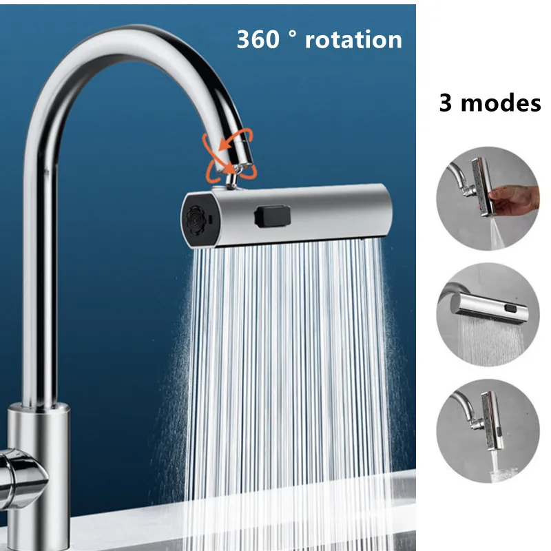 3-Modes-Kitchen-Faucet-Waterfall-Outlet-Splash-Proof-Universal-360 ...