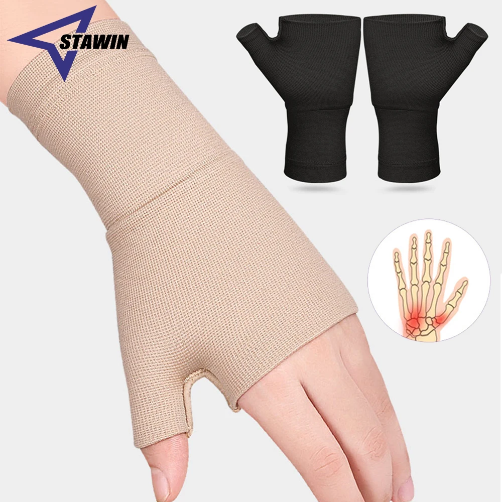 1Pair Sport Wrist Band Wrist Guard Support Compression Arthritis Gloves ...