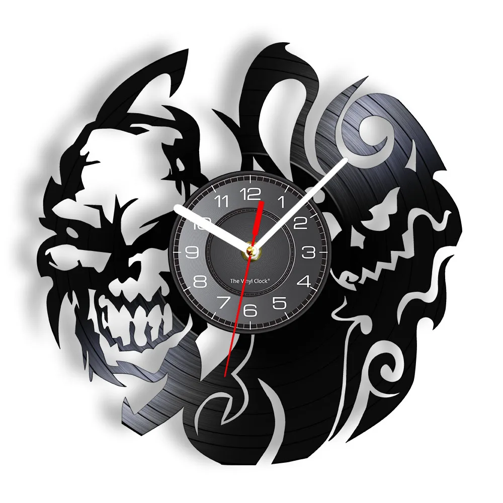 Clocks Devil Wall clock Home Décor etna.com.pe