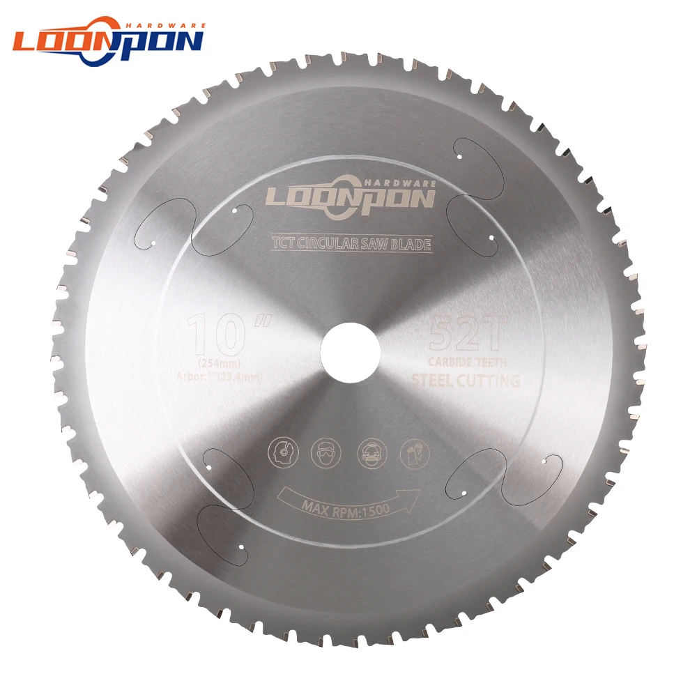 Metal-Cutting-Blade-254mm-10inch-52T-Carbide-Circular-Saw-Blade-For ...