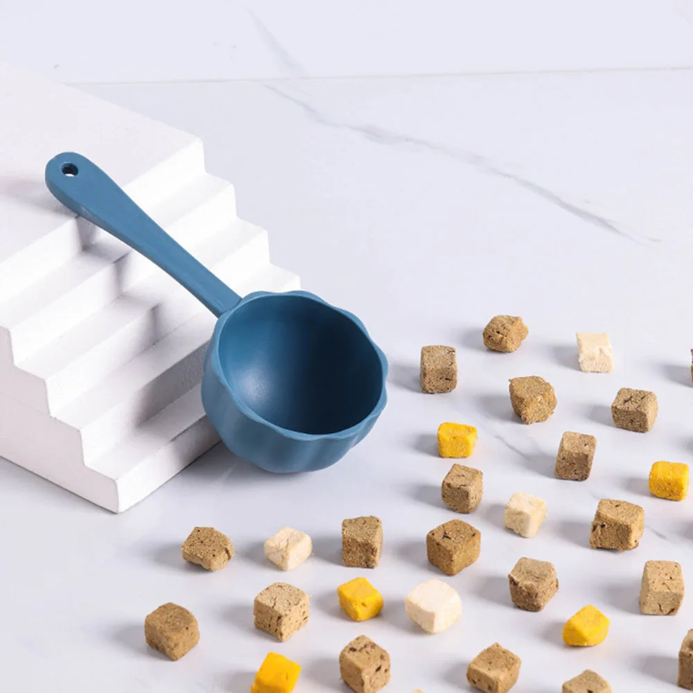 Fancy Round Bottom Pet Food Scoop - For Cat & Dog Food Measuring ...