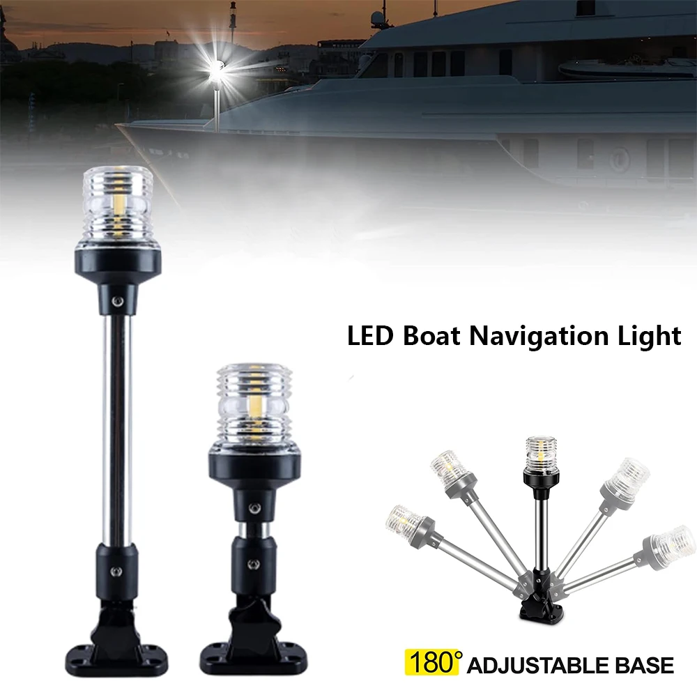 NEW-Fold-Down-360-Degree-LED-Boat-Navigation-Light-for-Yacht-Marine ...