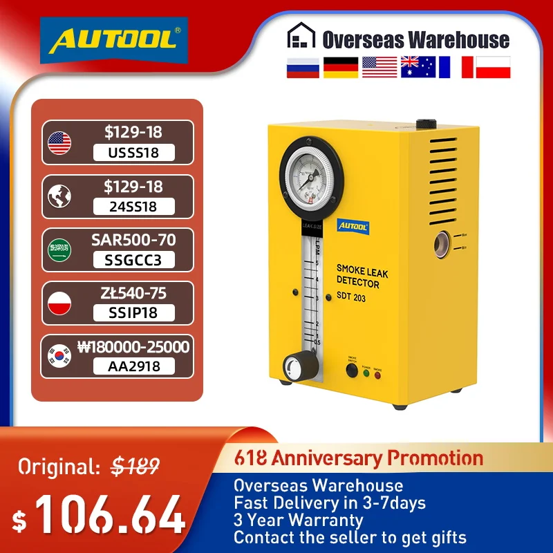 AUTOOL-SDT203-Car-Smoke-Leak-Detector-Pipe-EVAP-Vacuum-Leakage-Diagnostic-Tool-EVAP-Pipe-Leakage ...